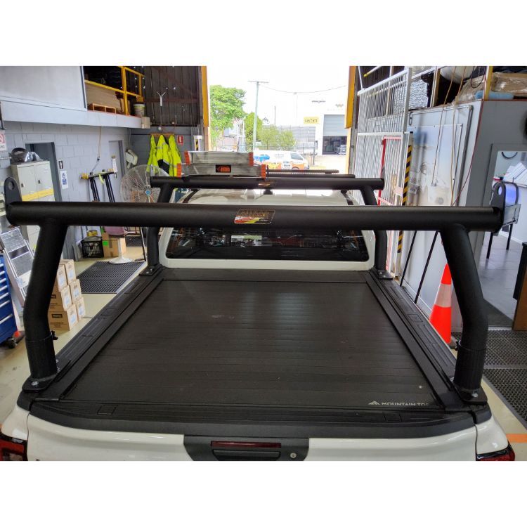 All Bars And Racks Pro Textured Trade Racks for Ford Ranger XL Black 76mm