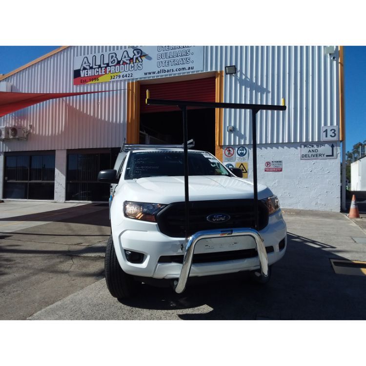 All Bars And Racks Polished Nudgebar & Hrack Set for Ford Ranger XLT ...