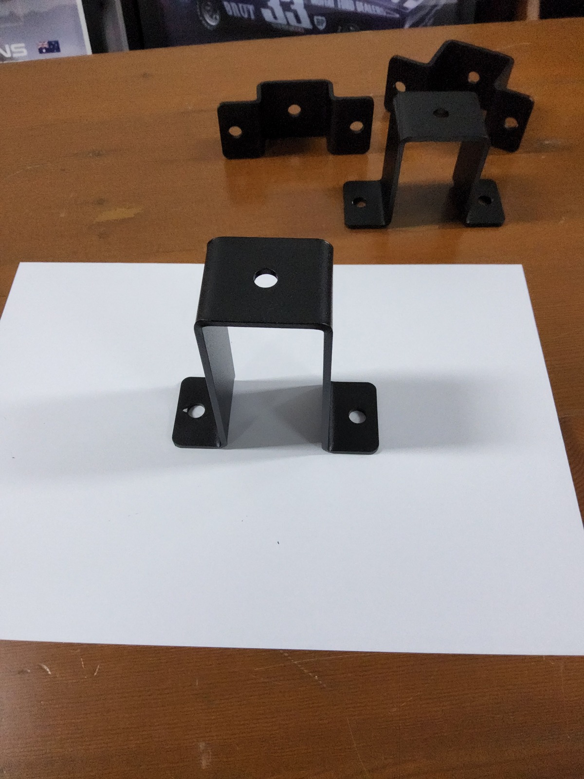 Top Hat brackets 62mm