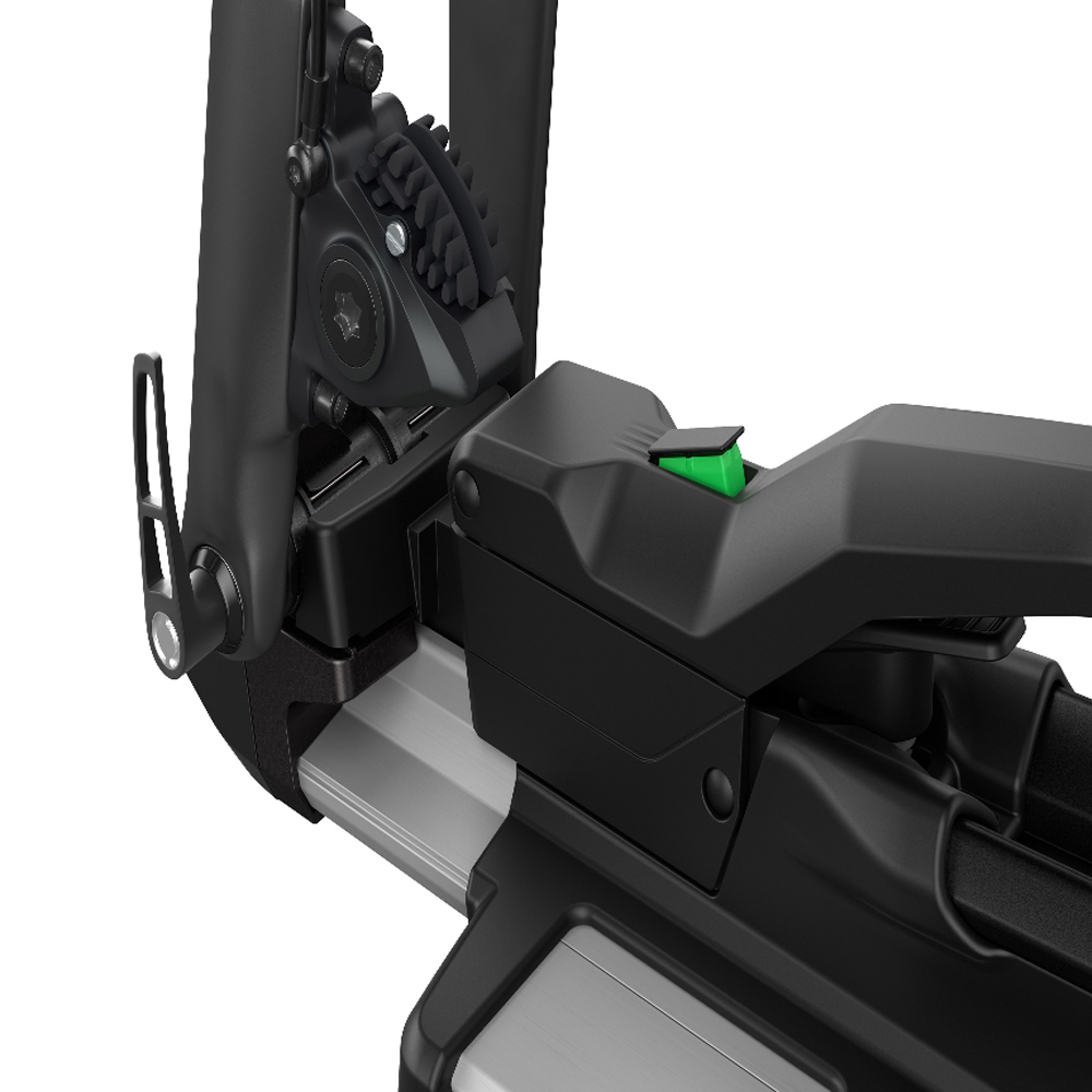 Thule TopRide Roof Bike Rack Fork Mount w/ Adjustable Protective Wheel ...