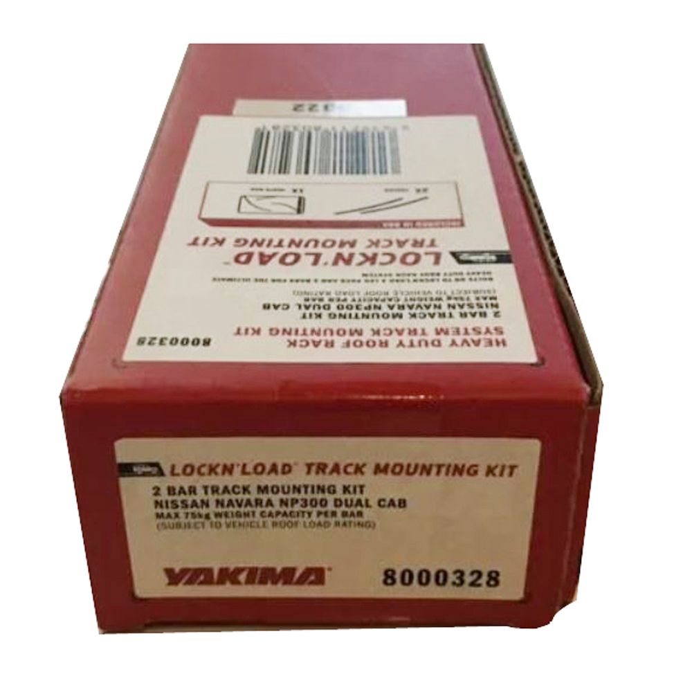 Yakima Lock N Load Track Kit for Nissan Navara NP300 DC 2015+ 8000328