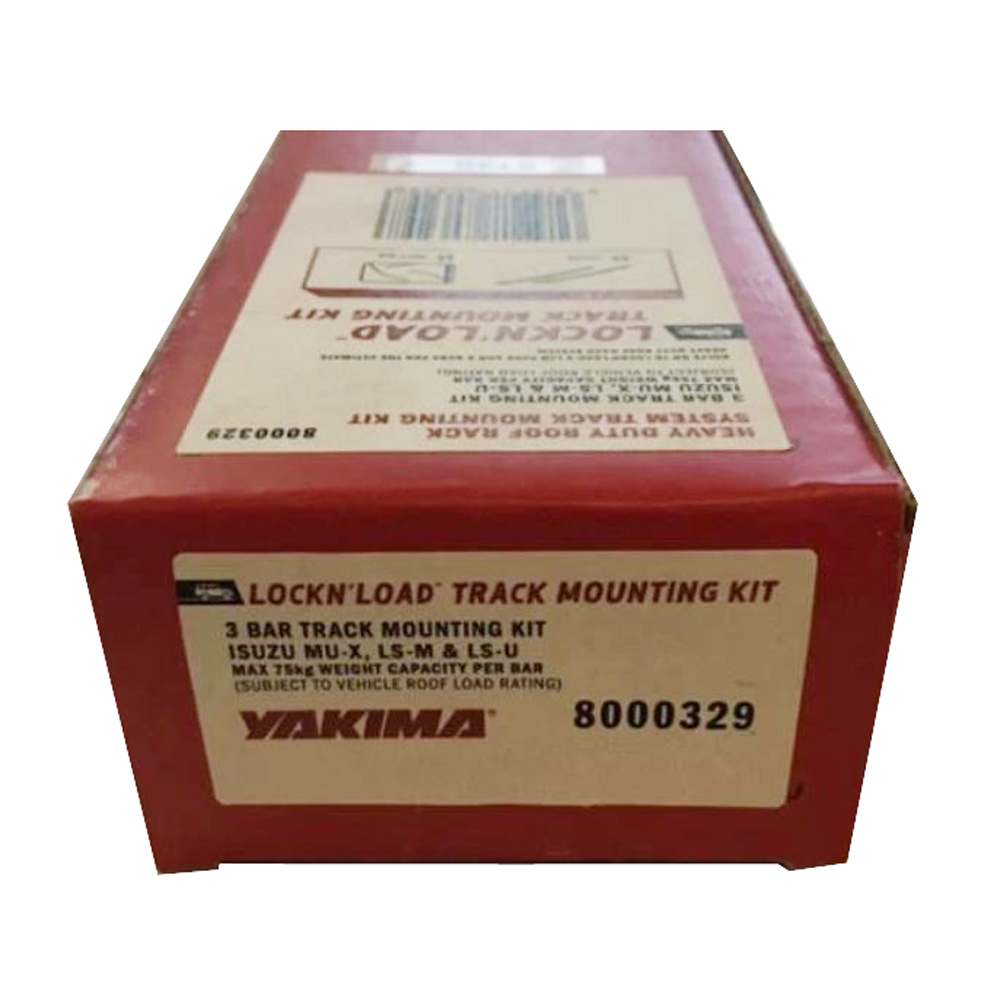 Yakima Lock N Load Track Kit for 3 Bar fits Isuzu MU-X LS-M LS-U 2013 ...
