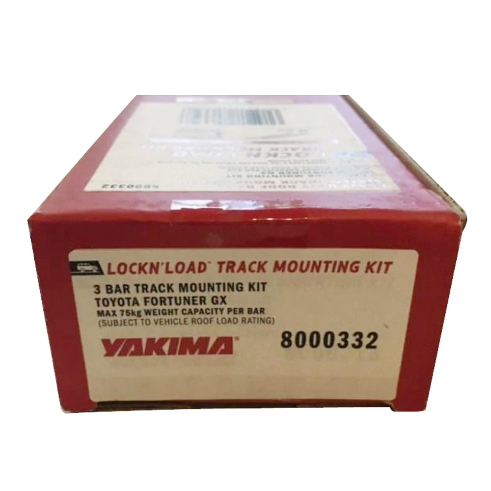 Yakima Lock N Load Track Kit for 3 Bar fits Toyota Fortuner 2015 8000332