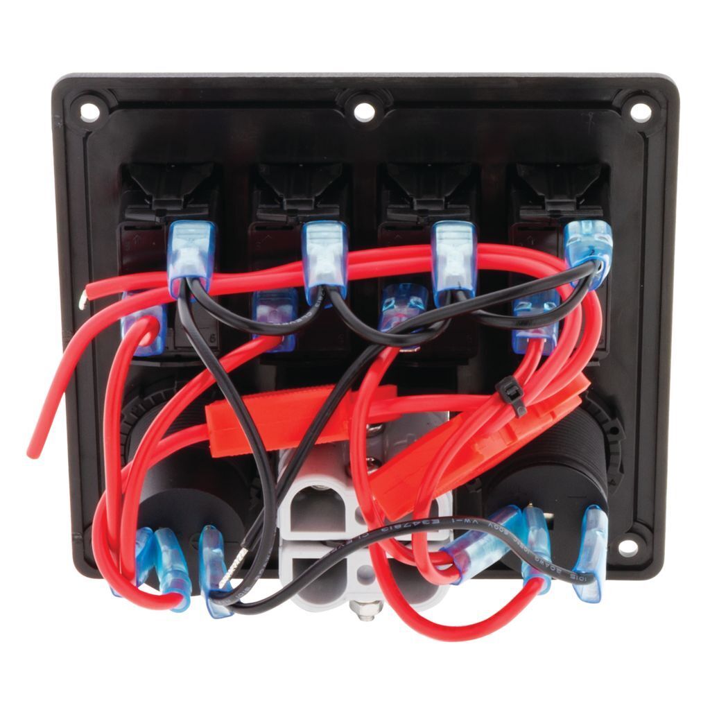 Hulk 4x4 4-Way Switch Panel with 50A Plugs Accessory Power Socket ...