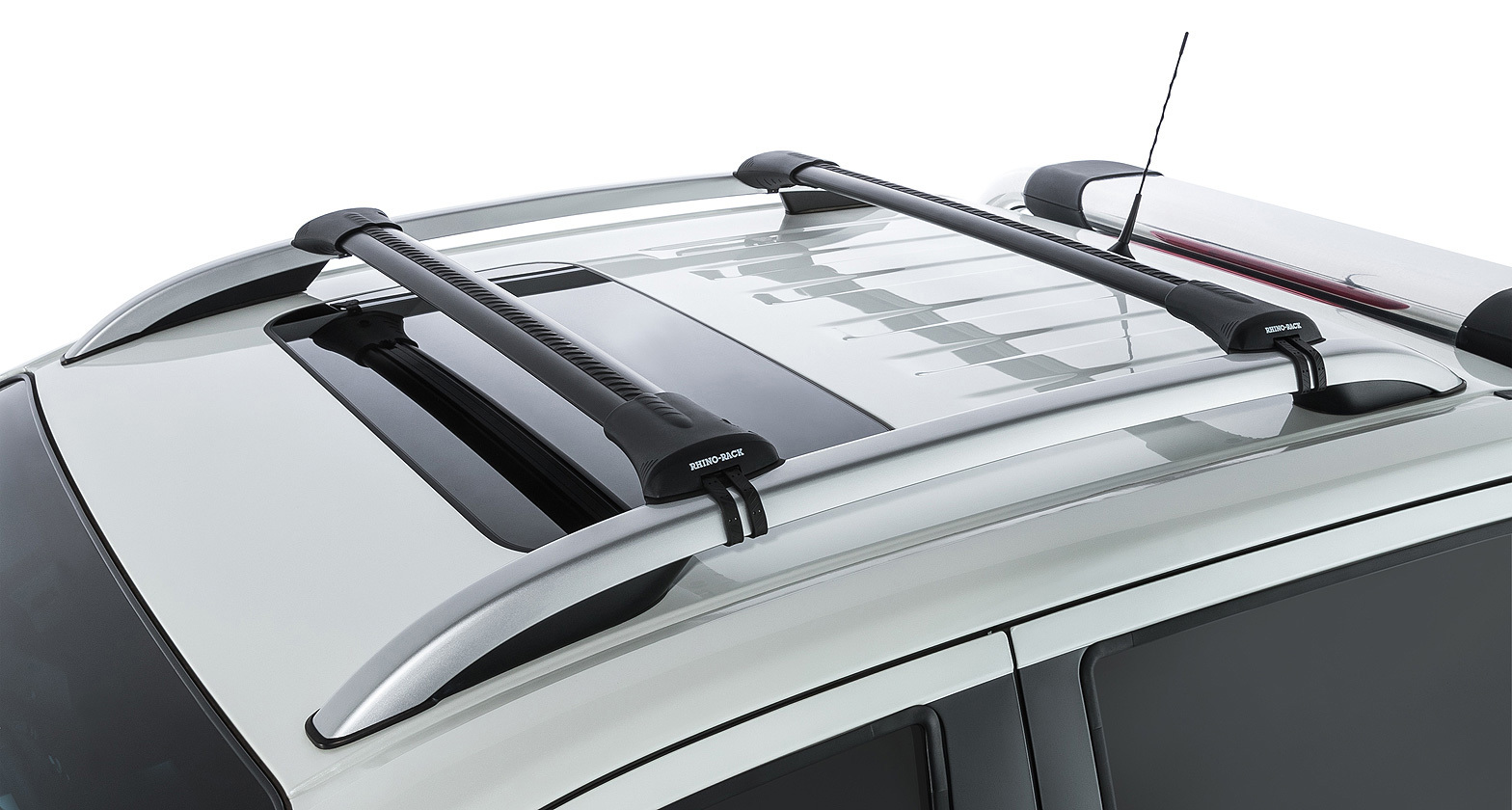Rhino-Rack Vortex StealthBar 2 Bar Roof Rack for LDV T60 4dr Ute Black