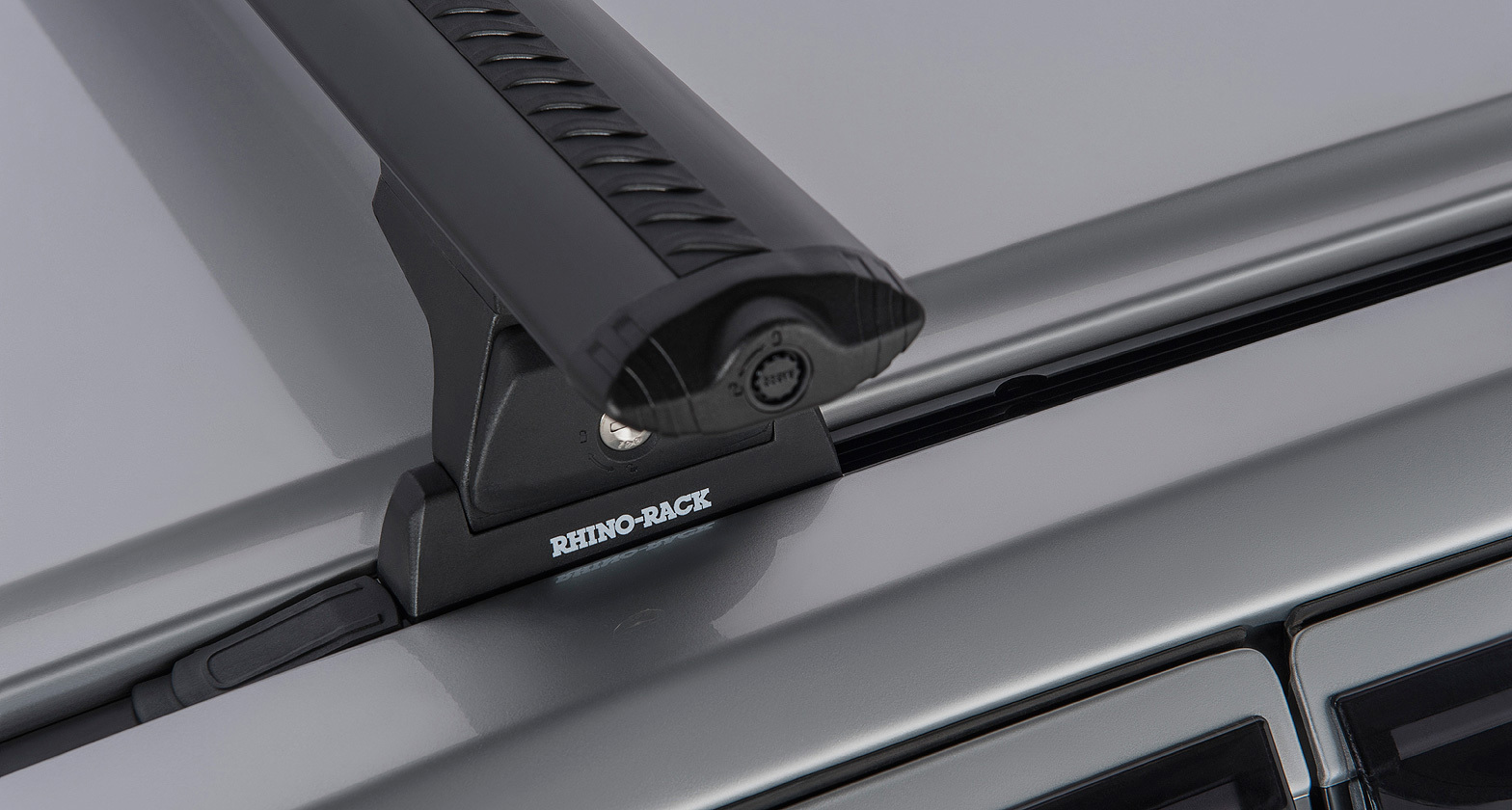 Rhino-Rack Vortex RLT600 Trackmount Black 3 Bar Roof Rack for Isuzu MU ...
