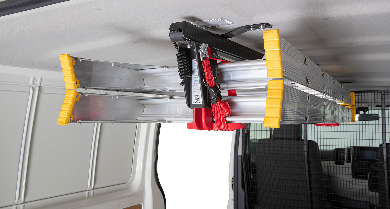 Toyota Hiace internal ladder rack