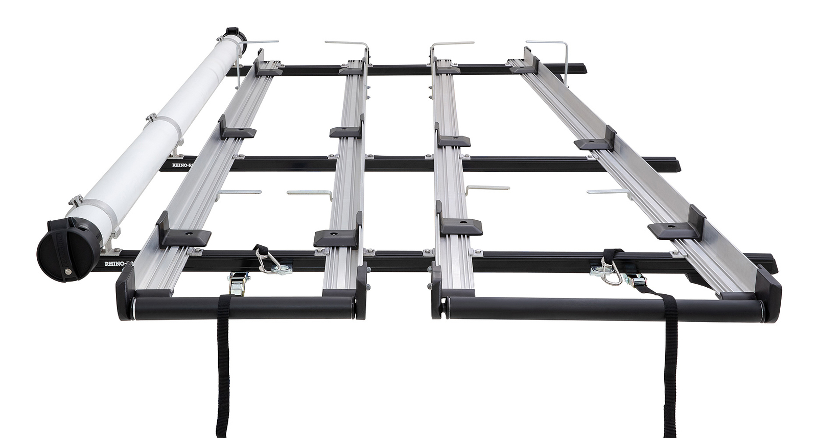 Rhino-Rack Multislide Double Ladder Rack System with Conduit 3.0m JC-00897