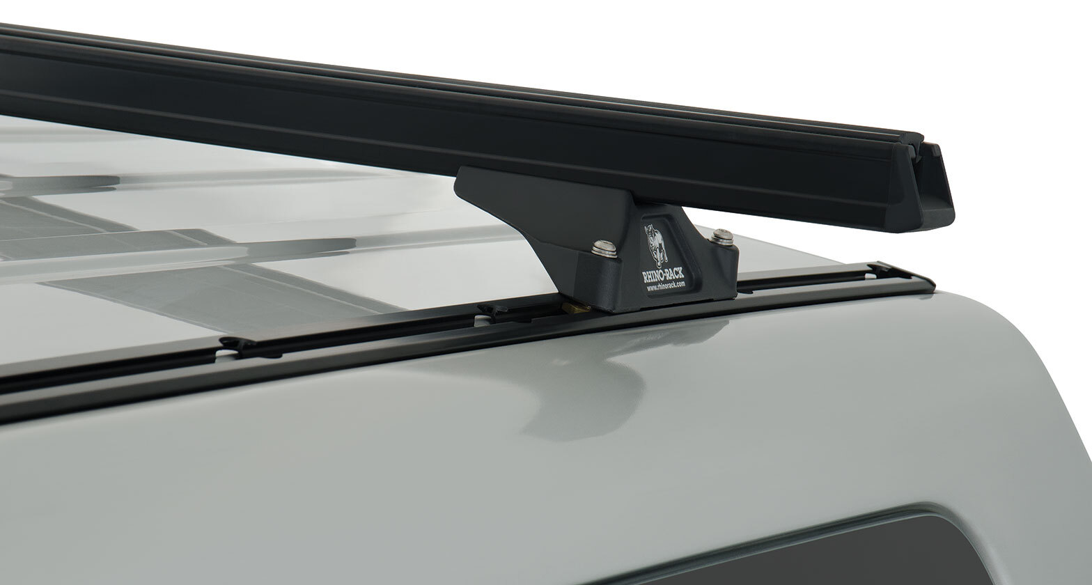 Rhino-Rack Heavy Duty RLTP Trackmount Black 2 Bar Roof Rack for Pajero ...