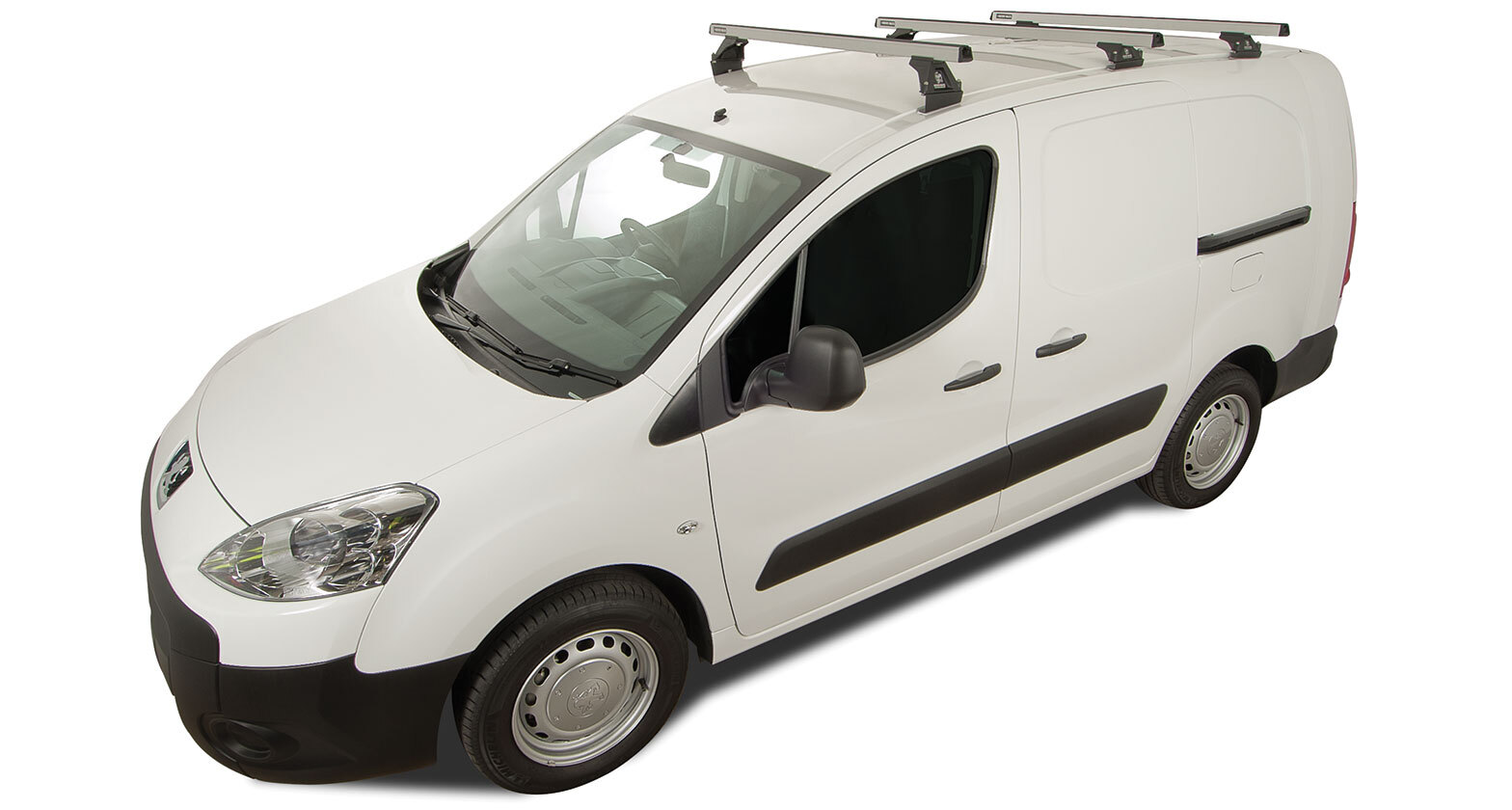 Rhino-Rack Heavy Duty RLTF Silver 3 Bar Roof Rack for Citroen Berlingo II