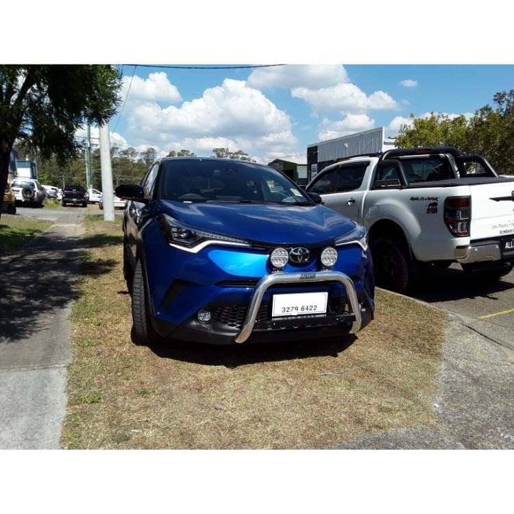 All Bars And Racks Polished Nudgebar for Toyota RAV4 with Sensors 2019